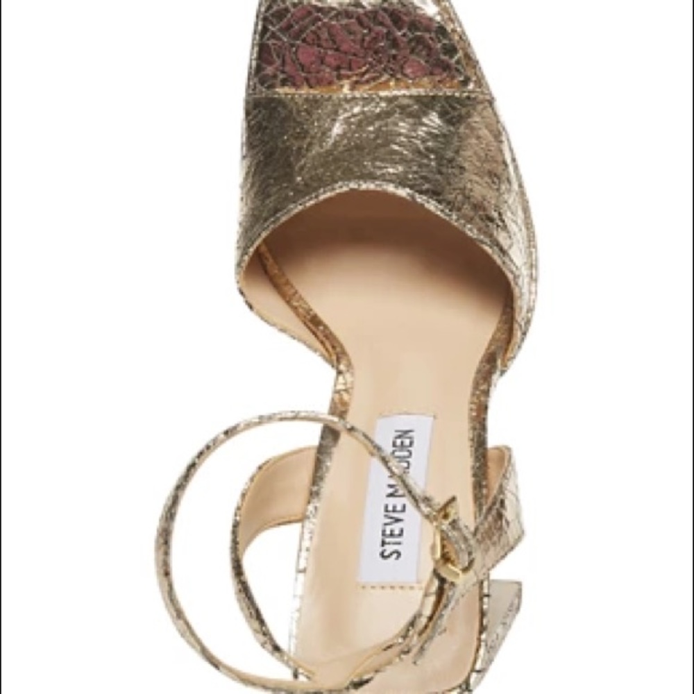 Steve Madden Gold Chunky Gold Platforms - Gem